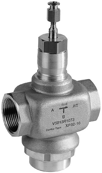 3 Port Plant Valve - 3 Port 20mm Stroke PN16 Int Thread 40mm Kvs 25 ...