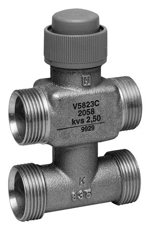 Zone Valve - 4 Port 2.5mm Stroke PN16 Connex 15mm Kvs 1.6 — Energy ...